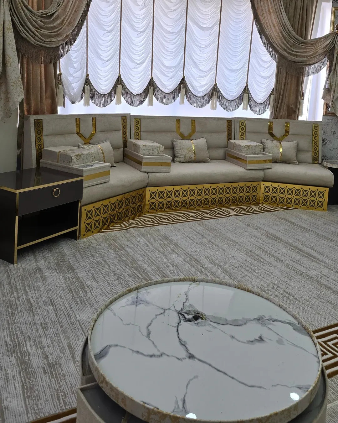 Wooden Bench Majlis, Arabic Majlis Jalsa, Ottoman Sofa, Arabic Jalsa S