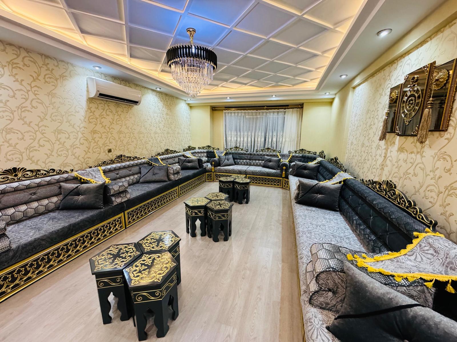 Arabic Jalsa, Turkish Rug Sofa, Arabic Furniture for Restaurants, Moro