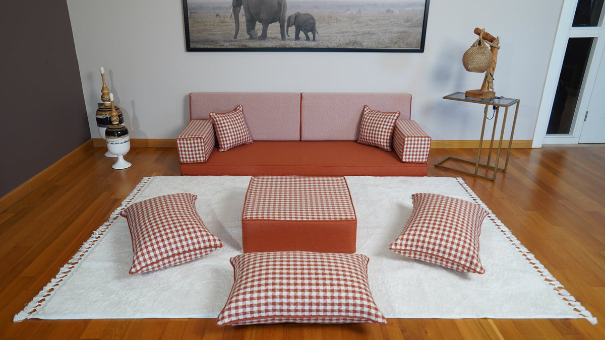 Arabic Diwan Sofa Sets, Arabic Floor Seating Set, Pallet Sofa, Orienta ...