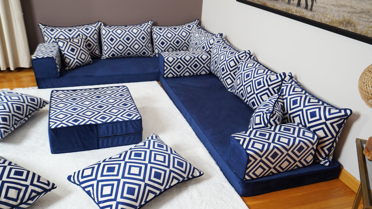 Diwan Sofa Sets, Arabic Floor Seating Set, Bench Cushions, Arabic Diwa ...