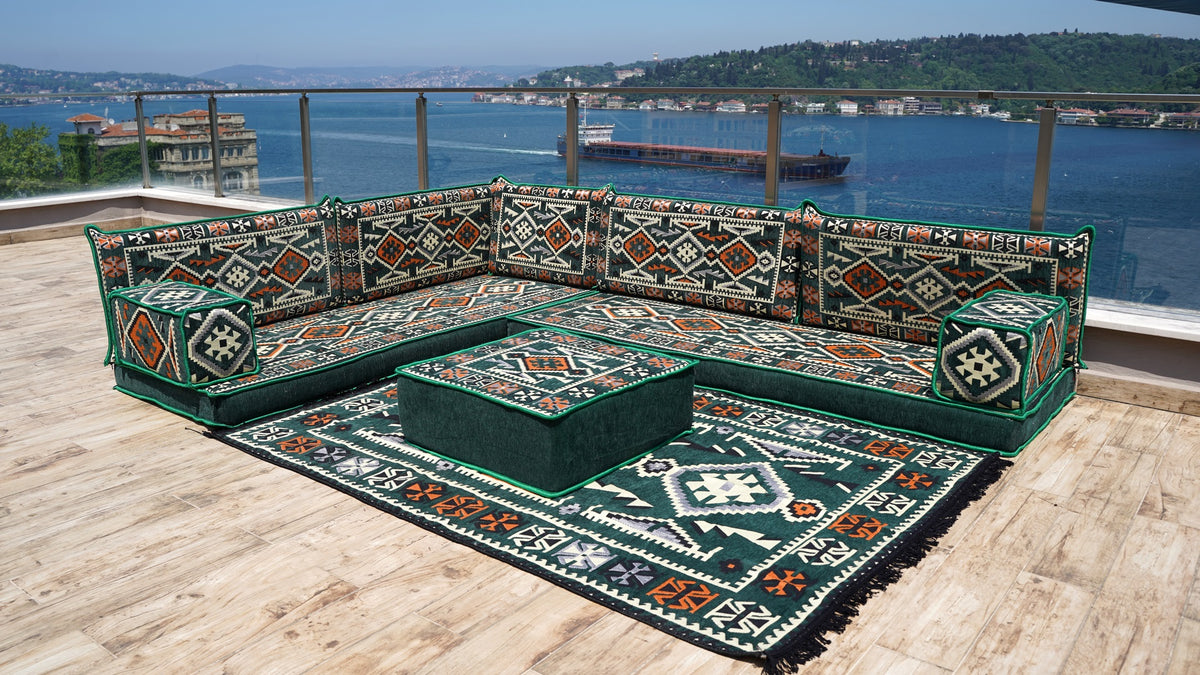 4'' Thickness Arabic Majlis, Arabic Floor Sofa Seating, Arabic Jalsa ...