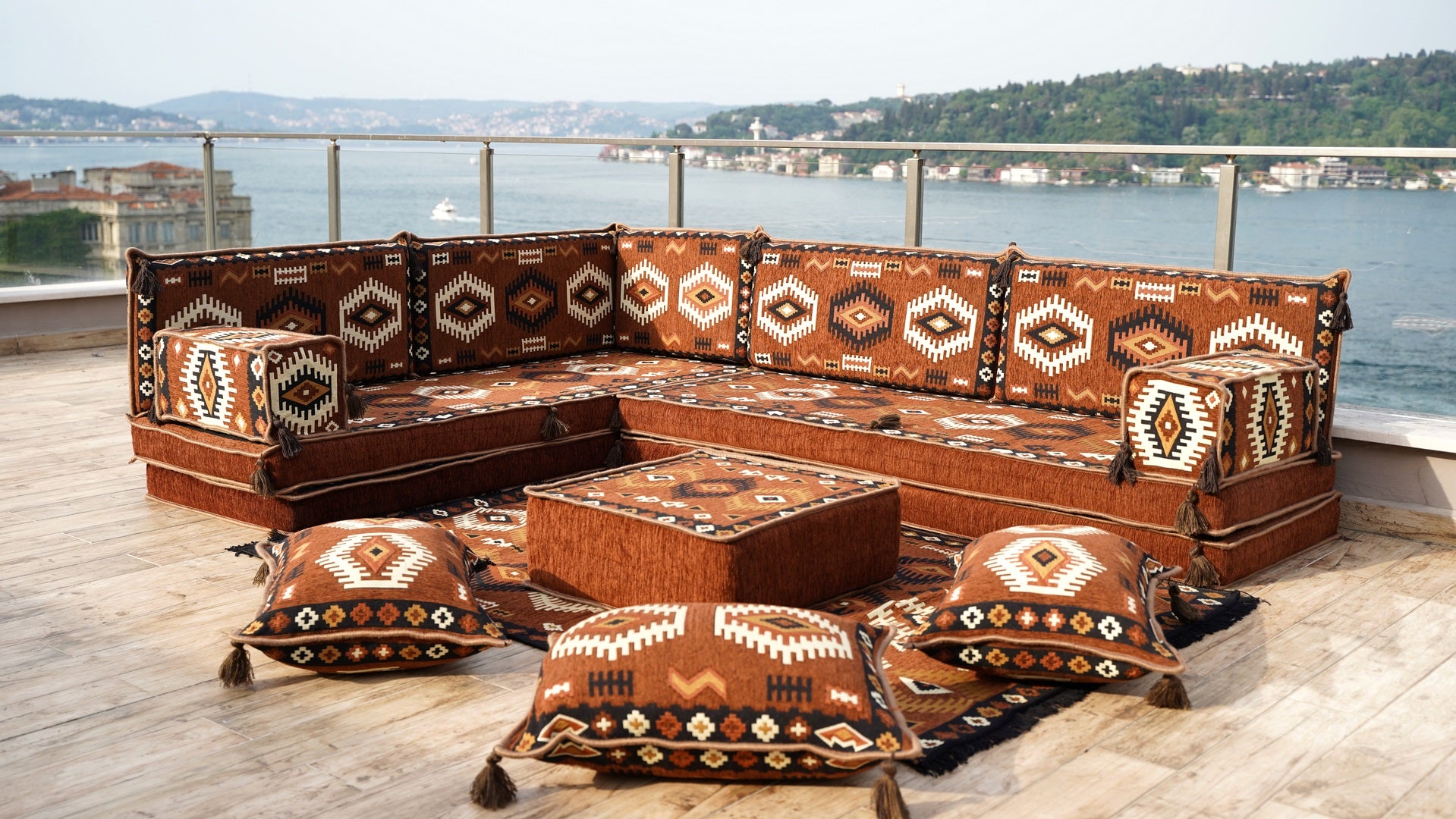 8'' Thickness L Sofa Set, Arabic Floor Sofa, Arabic Jalsa, Traditional ...