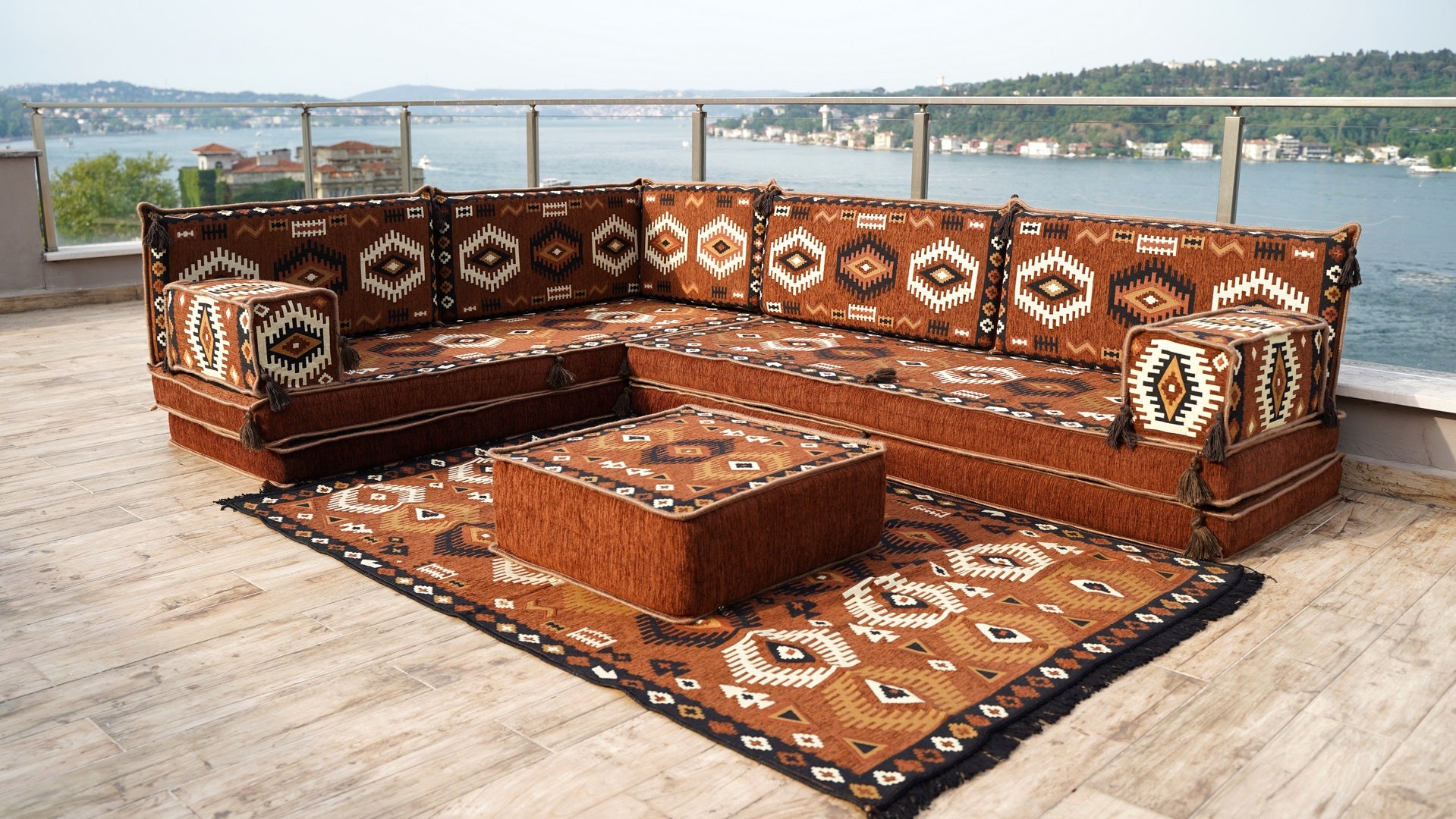 8'' Thickness L Sofa Set, Arabic Floor Sofa, Arabic Jalsa, Traditional ...