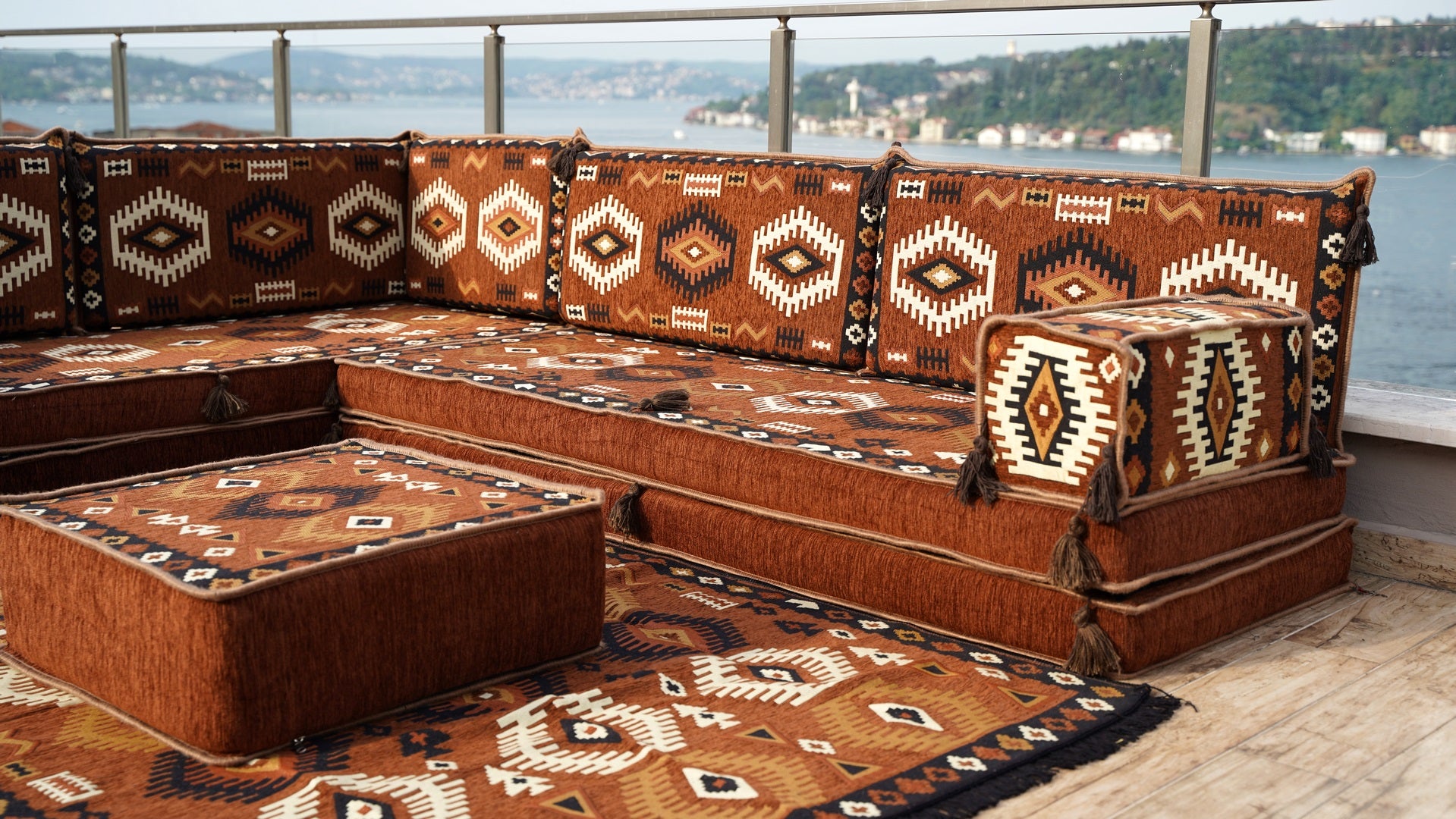 8'' Thickness L Sofa Set, Arabic Floor Sofa, Arabic Jalsa, Traditional ...